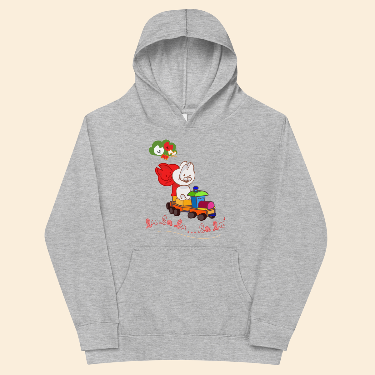 Mio Mao Little Train Kids fleece hoodie – Misseri Animations Store